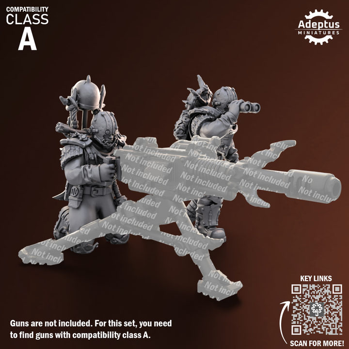 3D Printable Heavy Weapons Team. Shattered Legion. Renegades and ...