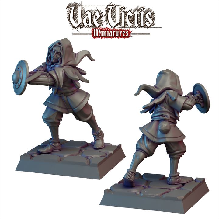 3D Printable Duelist [PRE-SUPPORTED] by Vae Victis Miniatures