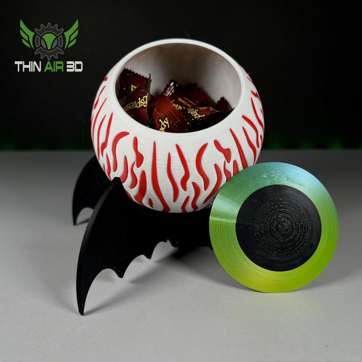 3D Printable Eyeball Candy Dish by Thin Air 3D