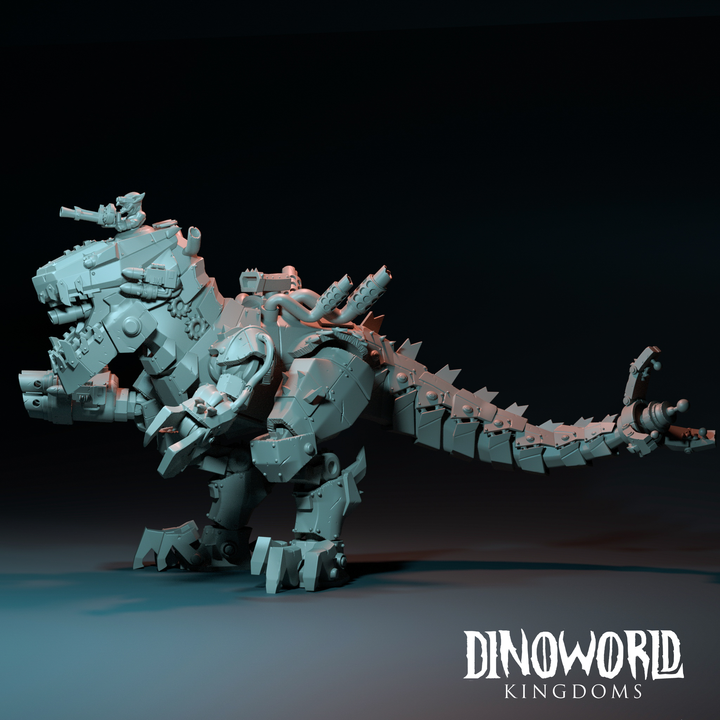 3D Printable T rex mecha by Dinoworld