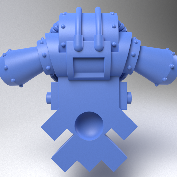 3D Printable Backpack - Original Scale - Version Two Plain 01 by Allan ...