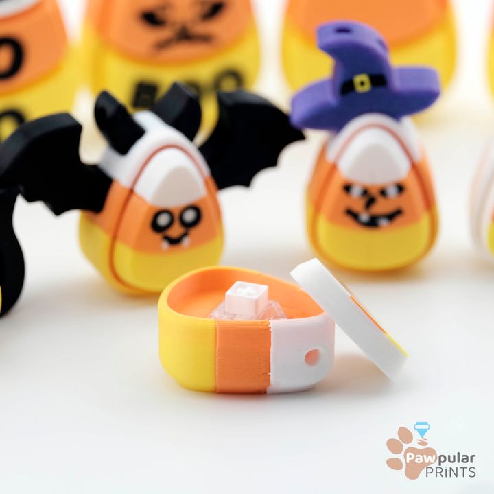 3D Printable Candy Corn Craze MEGA-Pack - Fidget Keychain [Private Use ...