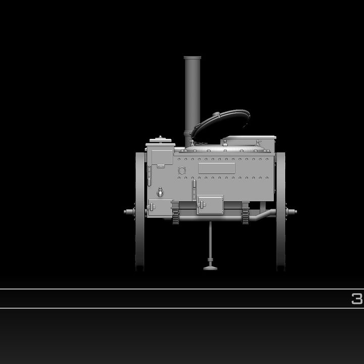 3D Printable field kitchen and german soldiers by Dmitry Tishchenkov