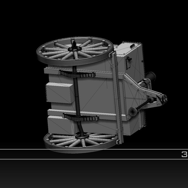 3D Printable field kitchen and german soldiers by Dmitry Tishchenkov