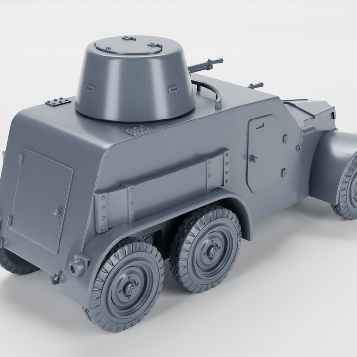 3D Printable Armored car Tatra OA vz.30 (Czech, WW2) by Wargame3d
