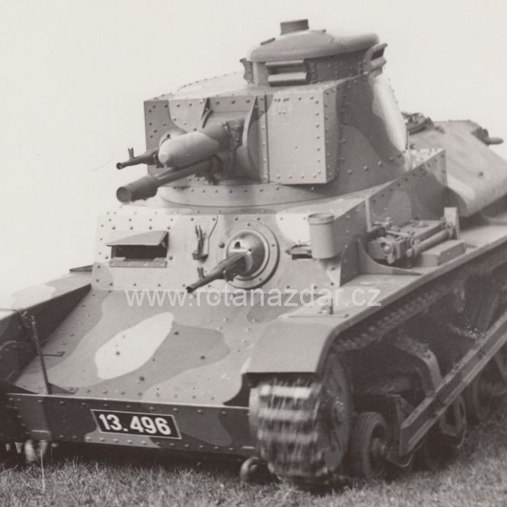 3D Printable Light Tank CKD LT vz.34 (Skoda) (Czech, WW2) by Wargame3d