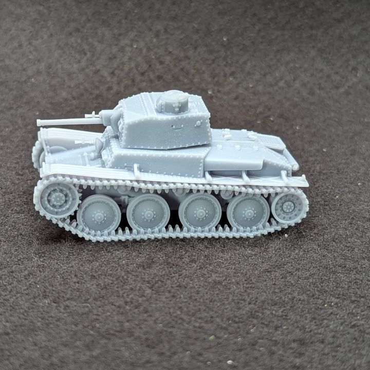 3D Printable Light Tank CKD LT Vz.40 (Skoda) - 2 options (Czech, WW2 ...