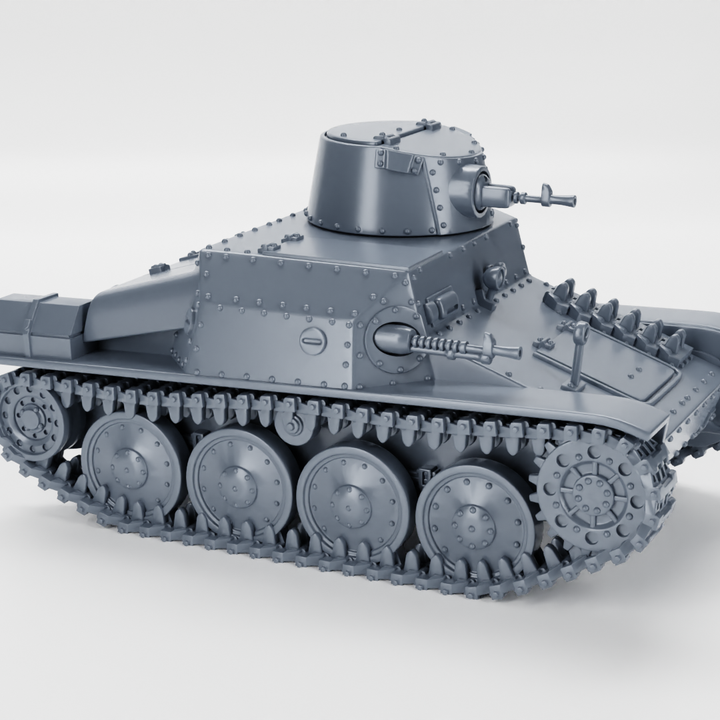3D Printable Tankette CKD AH-IV (Skoda) (Czech, WW2) by Wargame3d