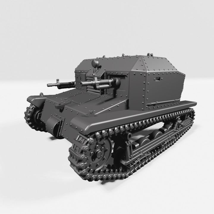 3D Printable Tankette vz.33 (P-I) (Czech, WW2) by Wargame3d