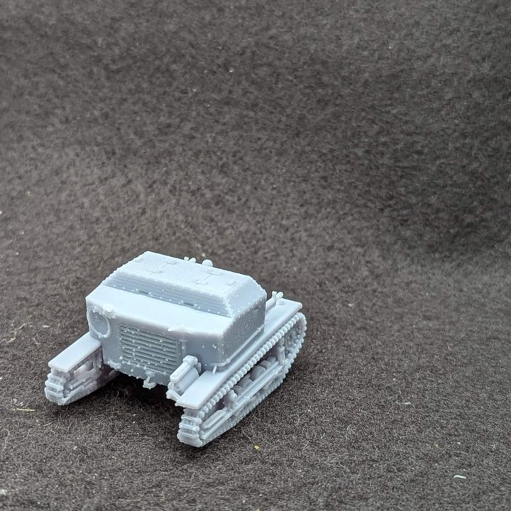 3D Printable Tankette vz.33 (P-I) (Czech, WW2) by Wargame3d