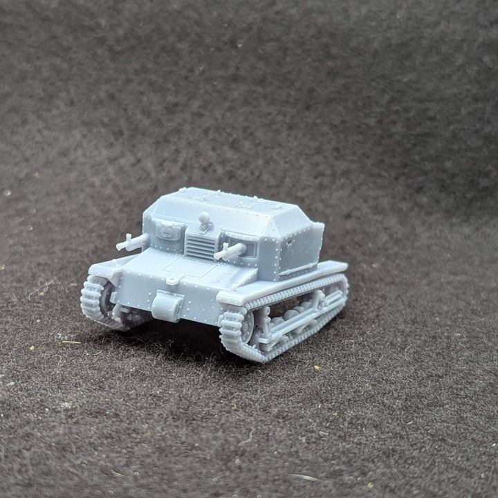 3D Printable Tankette vz.33 (P-I) (Czech, WW2) by Wargame3d