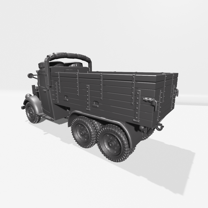 3D Printable Tatra 82 Medium truck (6x6) (Czech, WW2) by Wargame3d