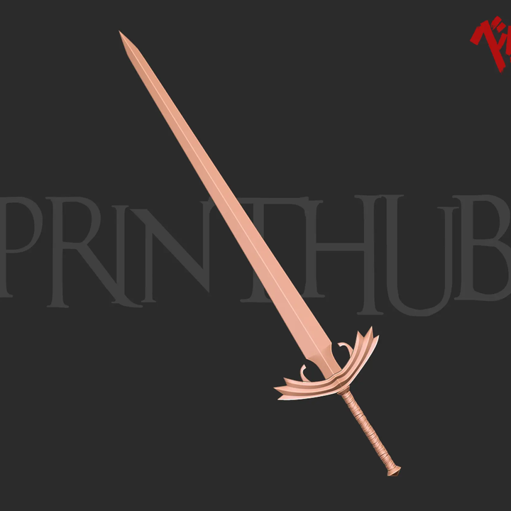 3D Printable Casca Golden Age SwordFor cosplay Prop by Printhub