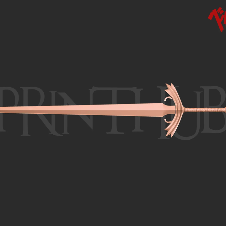 3D Printable Casca Golden Age SwordFor cosplay Prop by Printhub