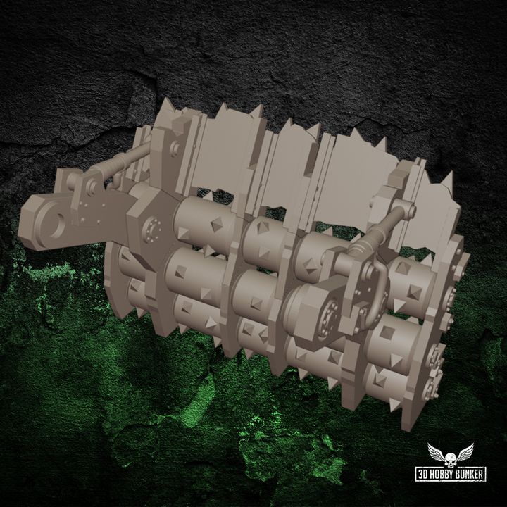 3D Printable Ork Death Dozer by Mike Jansen