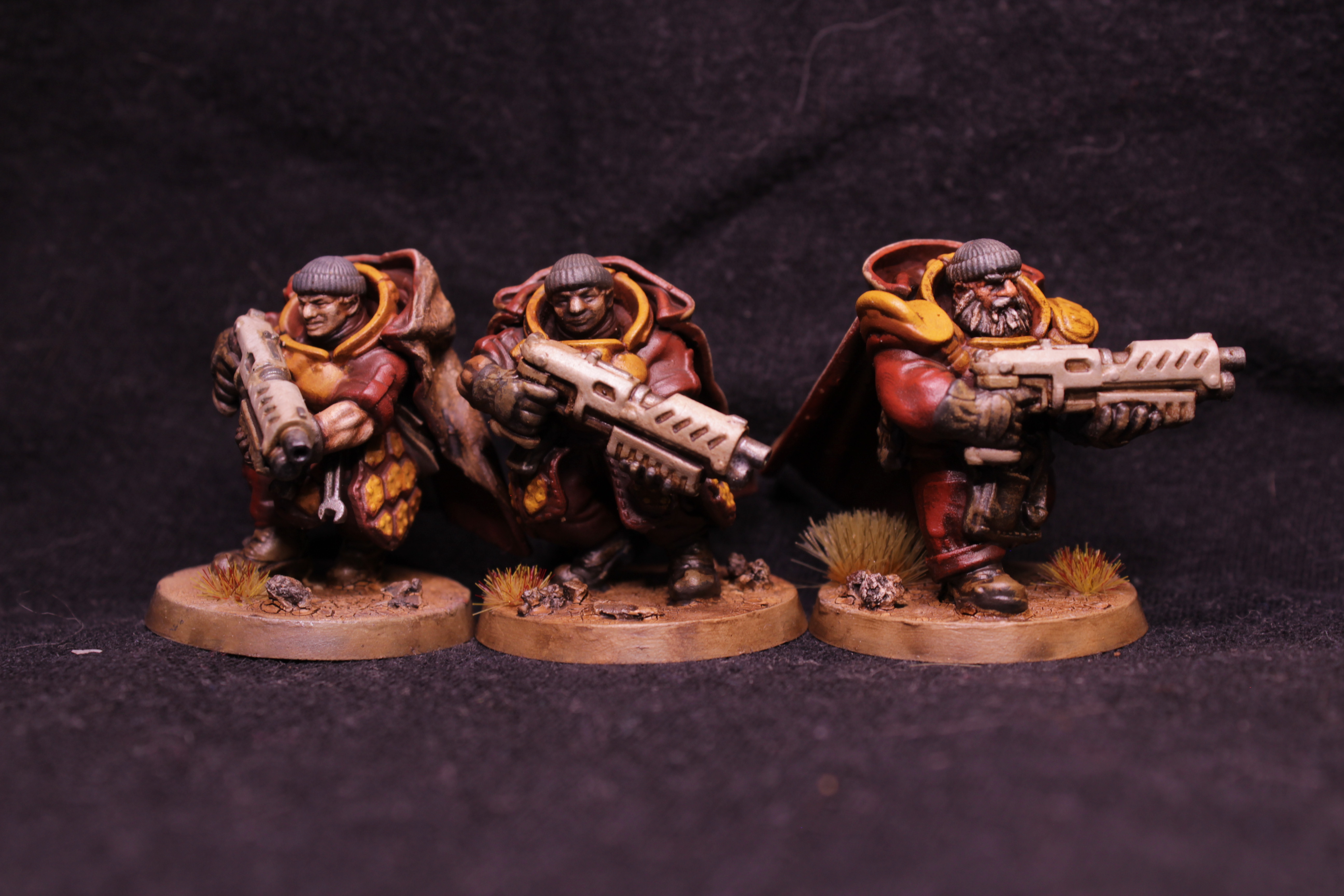 3D Printable Supermassive Space Dwarves: Roughnecks by Treadhead Rad