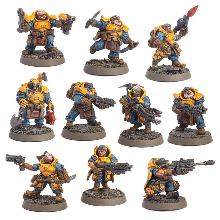 3D Printable Supermassive Space Dwarves Kickstarter Bundle by Treadhead Rad