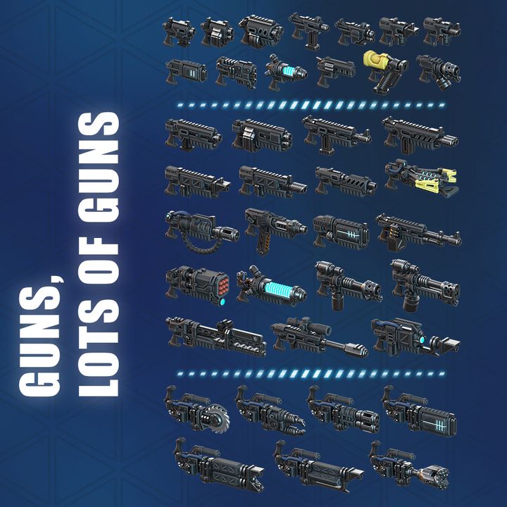 3D Printable Supermassive Space Dwarves Kickstarter Bundle by Treadhead Rad