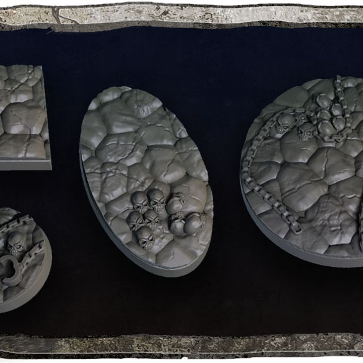 3D Printable Prison bases by Crosslances