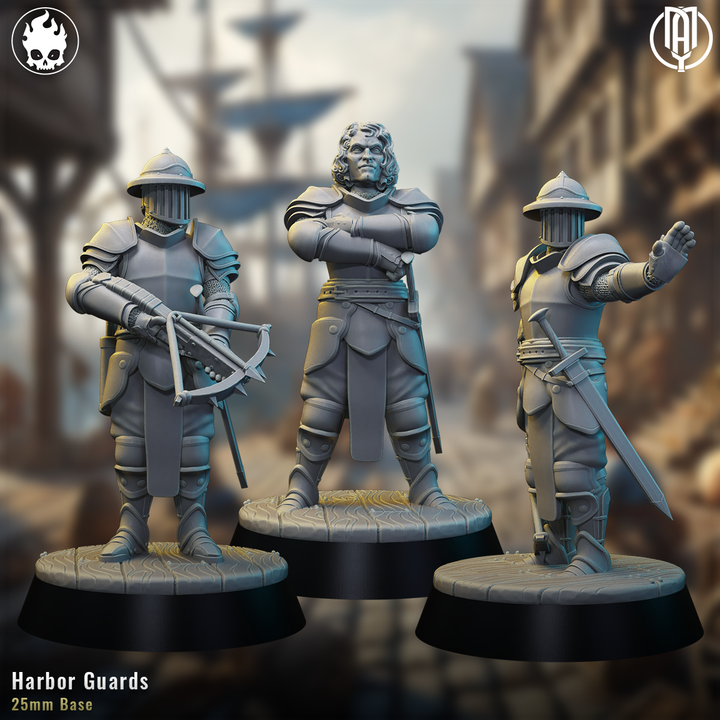 3D Printable Harbor Guards by NPC Forge
