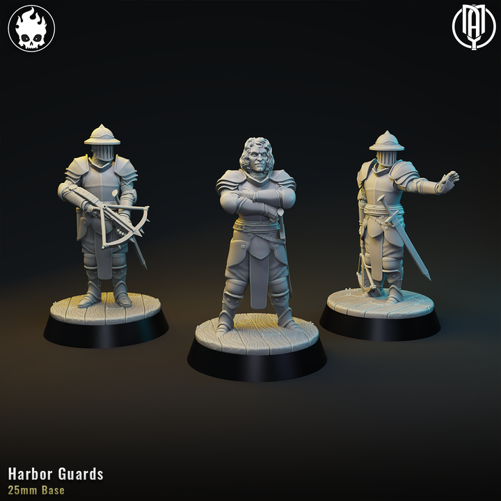 3D Printable Harbor Guards by NPC Forge