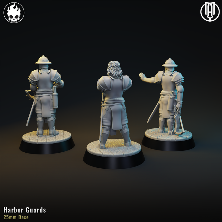 3D Printable Harbor Guards by NPC Forge