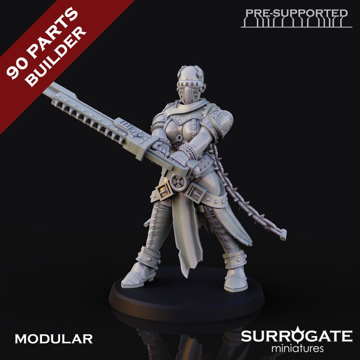 3D Printable Daughters of Dawn Sinners Squad, Surrogate Miniatures ...