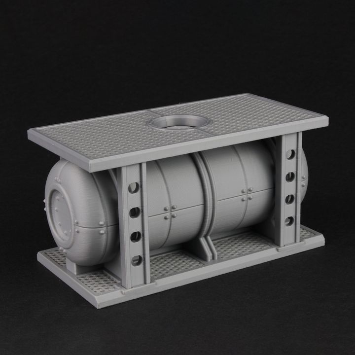 3D Printable Fuel Tank Stockpile by Tesseract Tomb