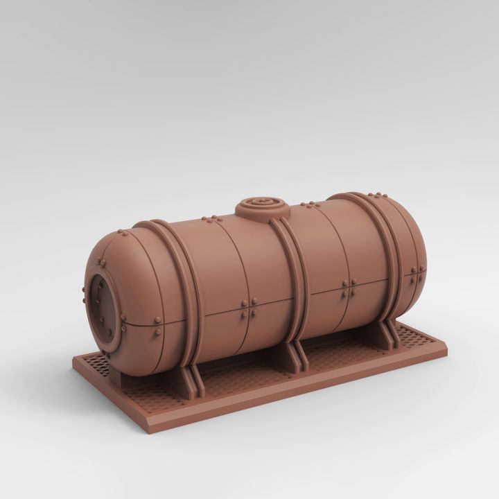 3D Printable Fuel Tank Stockpile by Tesseract Tomb