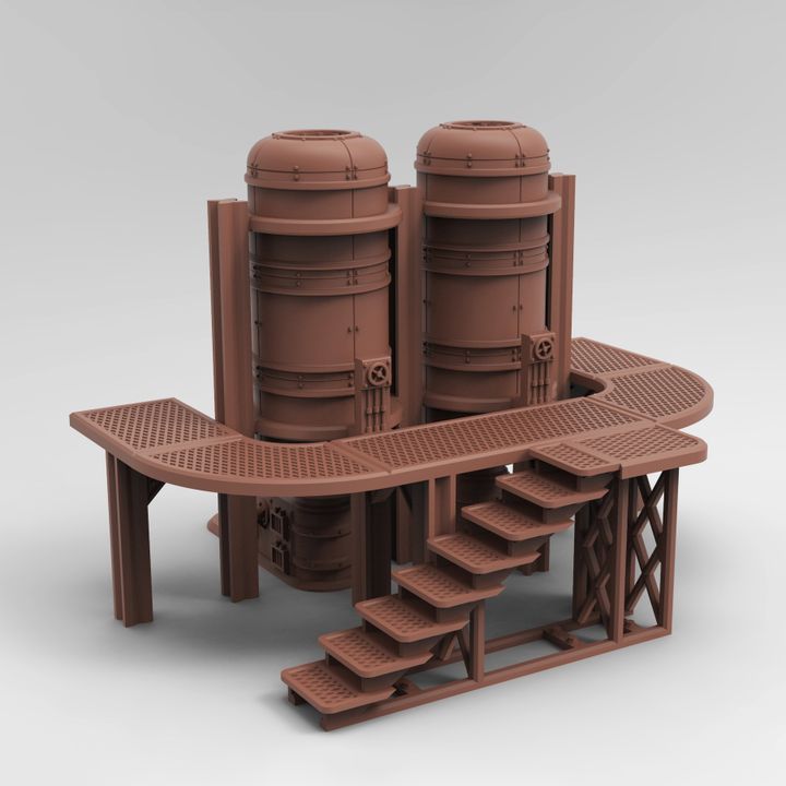 3D Printable Oil Tanks by Tesseract Tomb