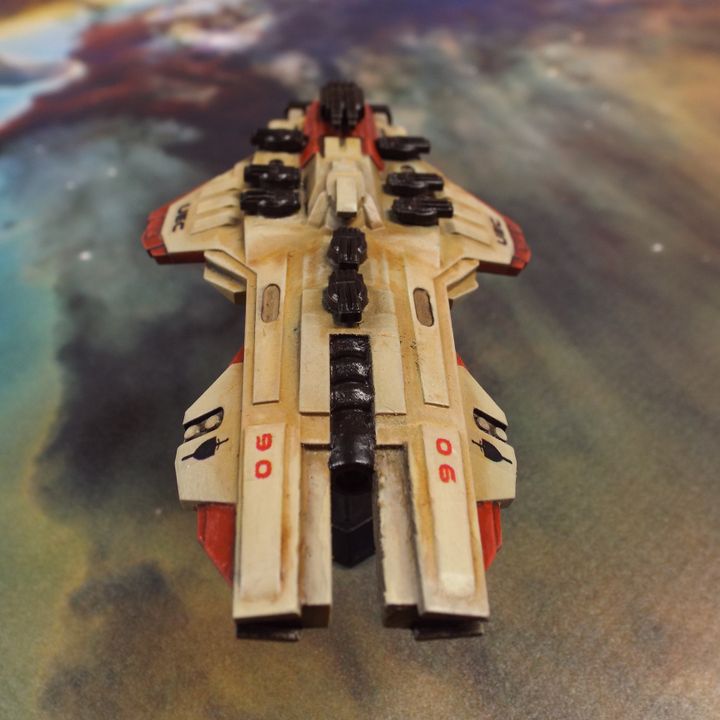 3D Printable Shadowcaster B Cruiser by David Tarron