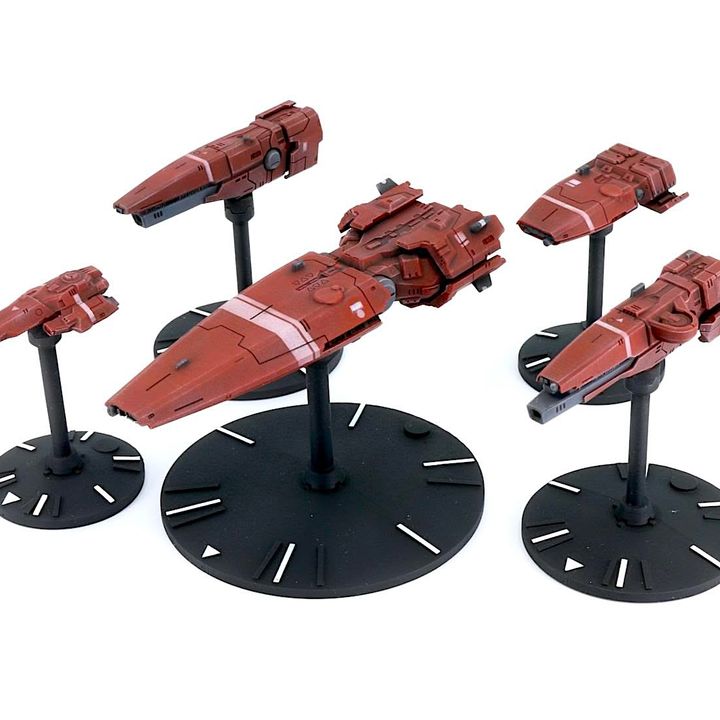 3D Printable M2 Base System - Modular Flight Stands for Tabletop Combat by Martian Models