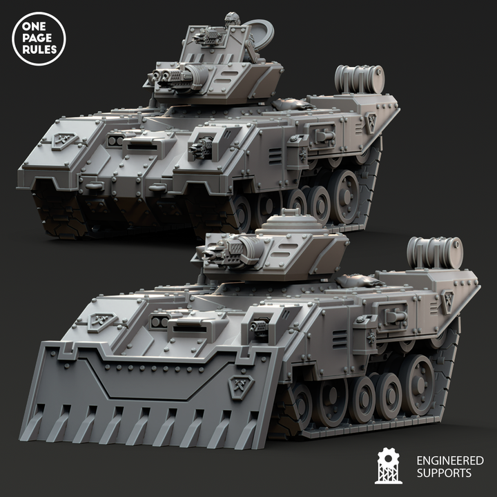 3D Printable Human Defense Force (HDF) - Release #1 by One Page Rules