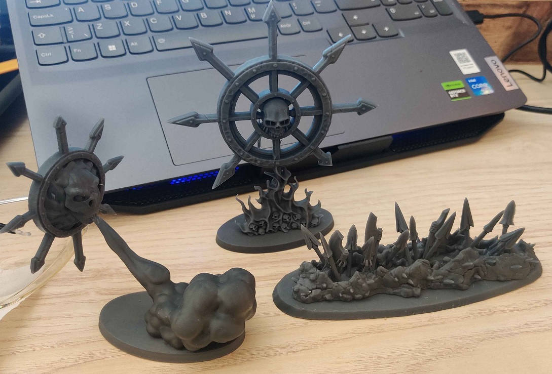 3D Printable Chaos Spells Pack by Diceverse