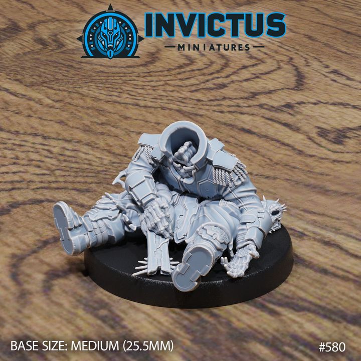 3D Printable Necro Parasite Captain Set / Alien Race Warrior / Infested ...