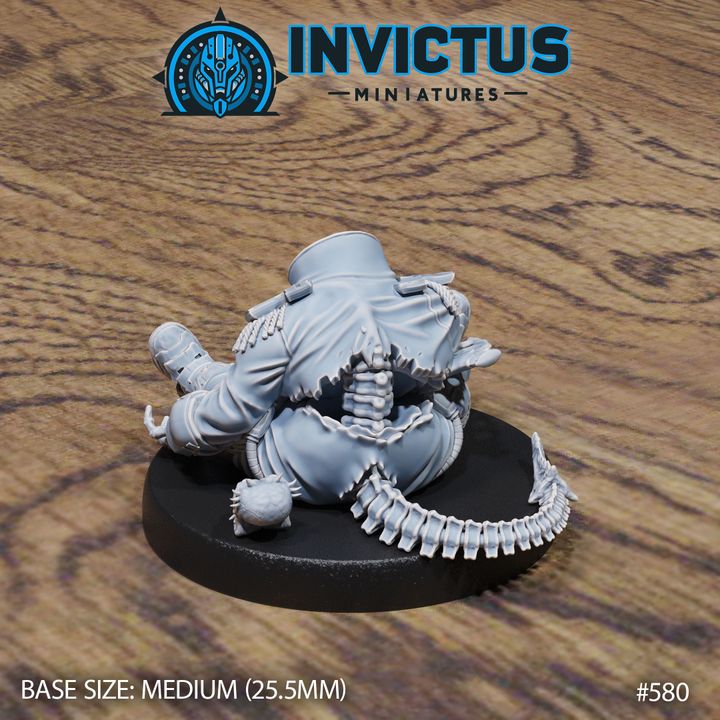 3D Printable Necro Parasite Captain Set / Alien Race Warrior / Infested ...