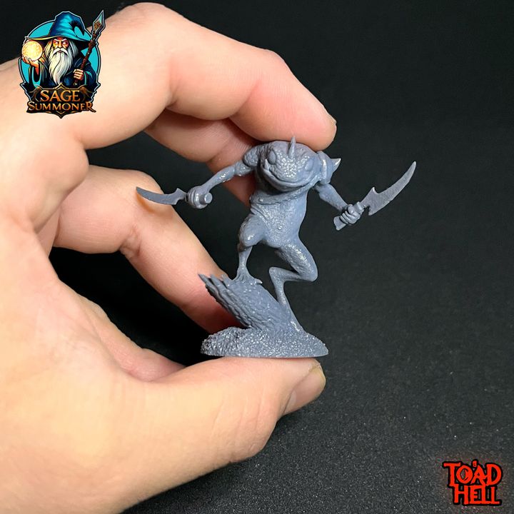 3D Printable Toad Hell Complete Bundle - 19 Pre-Supported Miniatures by ...