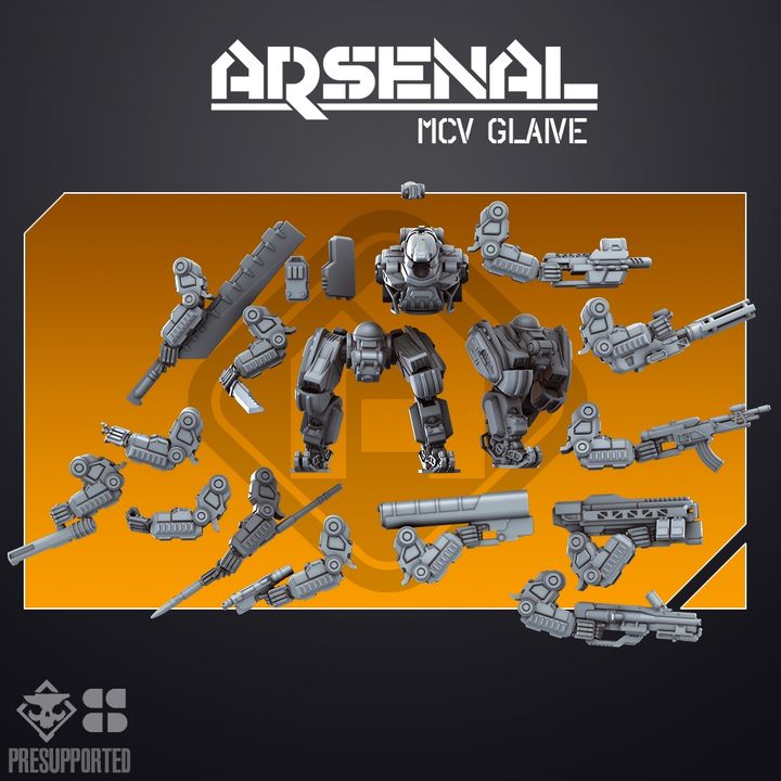 3D Printable MCV Glaive by ELECTI STUDIO