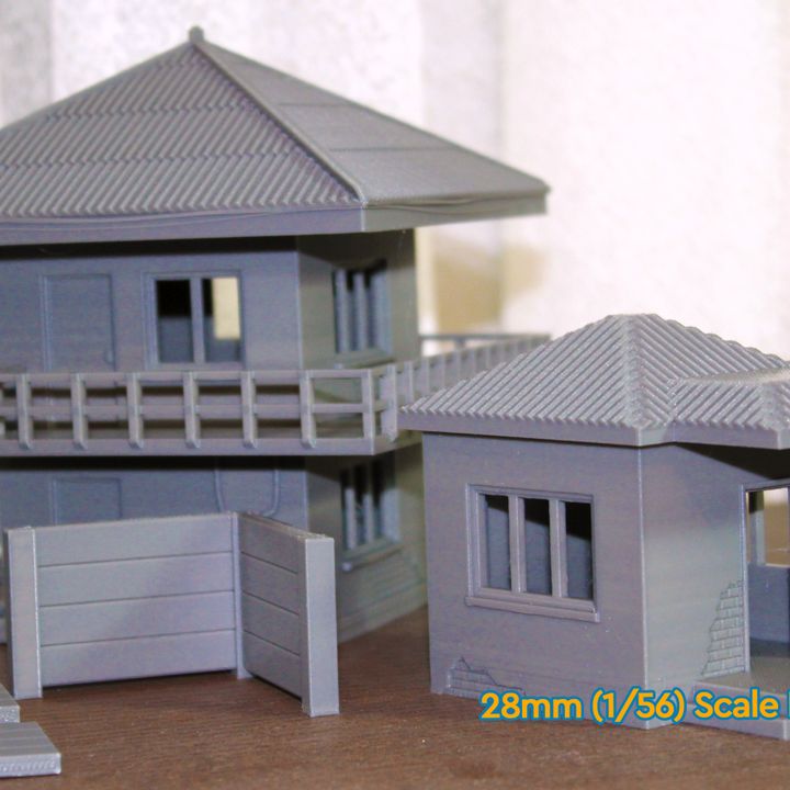 3D Printable East European Military Outpost Set - Zona Alfa - Cold War ...