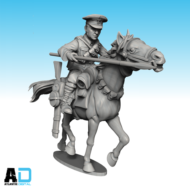 3D Printable Great War British Cavalry by Wargames Atlantic