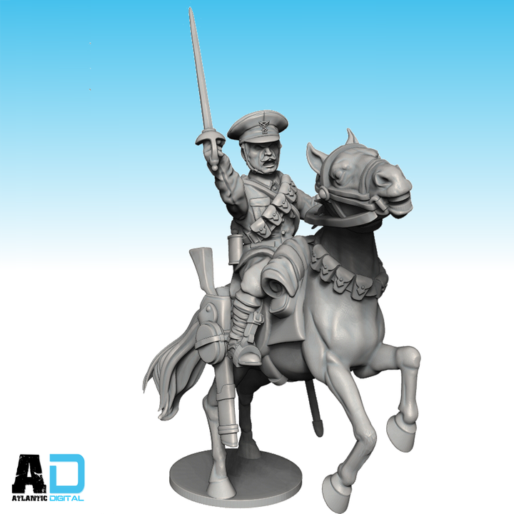 3D Printable Great War British Cavalry by Wargames Atlantic