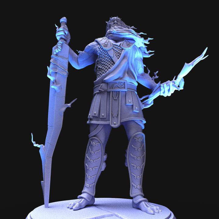 3D Printable Storm Giant 2 versions and 2 sizes by Imp3dsion