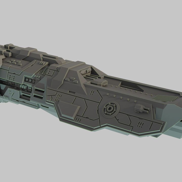 3D Printable Neptune class light Cruiser by Lee McColl