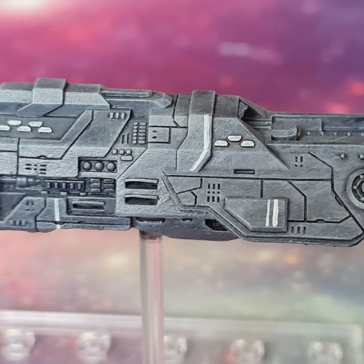 3D Printable Neptune class light Cruiser by Lee McColl