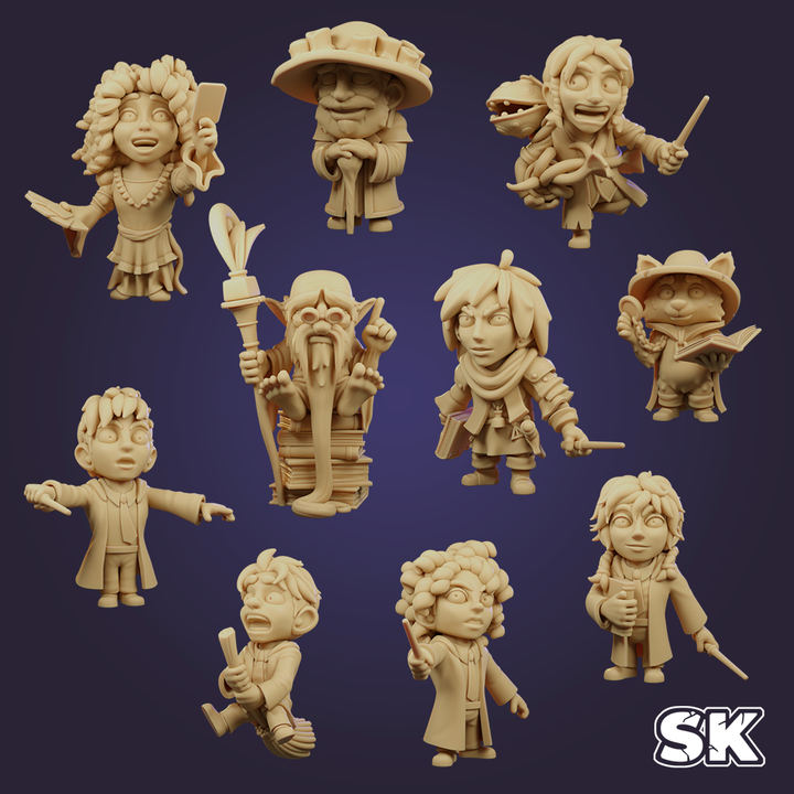 3D Printable Magic School by StoneKing