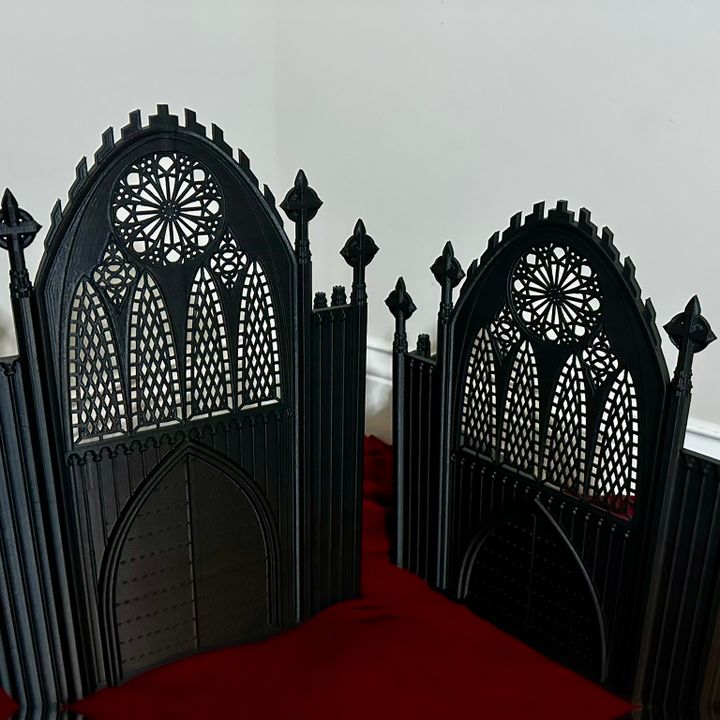 3D Printable Gothic Cathedral Jewelry Display by Rye Moore