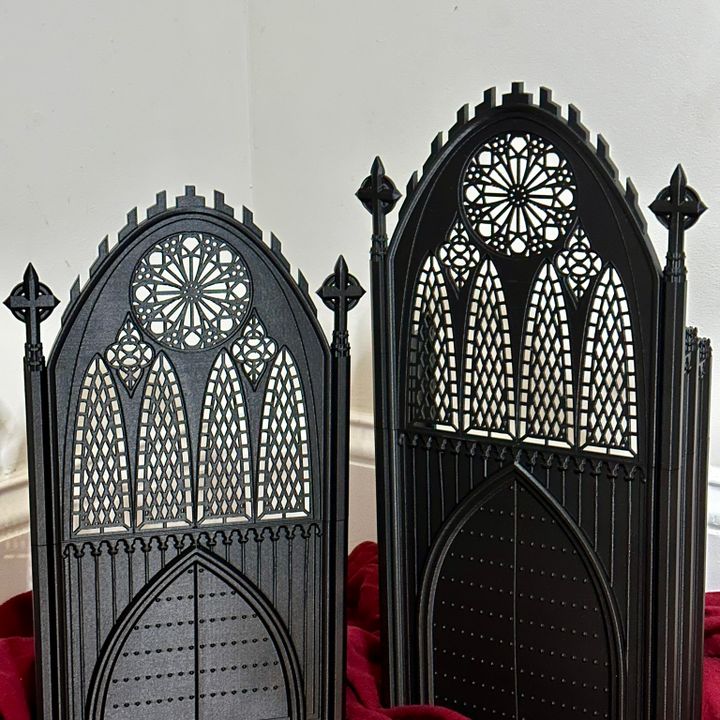 3D Printable Gothic Cathedral Jewelry Display by Rye Moore