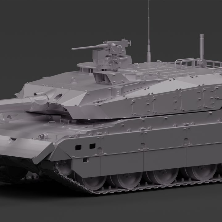 3D Printable Japanese JGSDF Type 10 MBT by The Military Industrial Complex