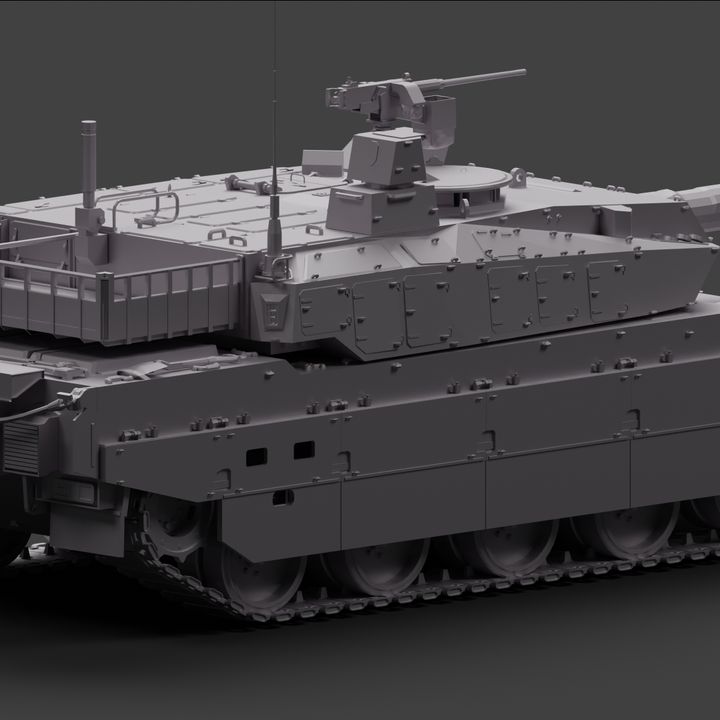 3D Printable Japanese JGSDF Type 10 MBT by The Military Industrial Complex