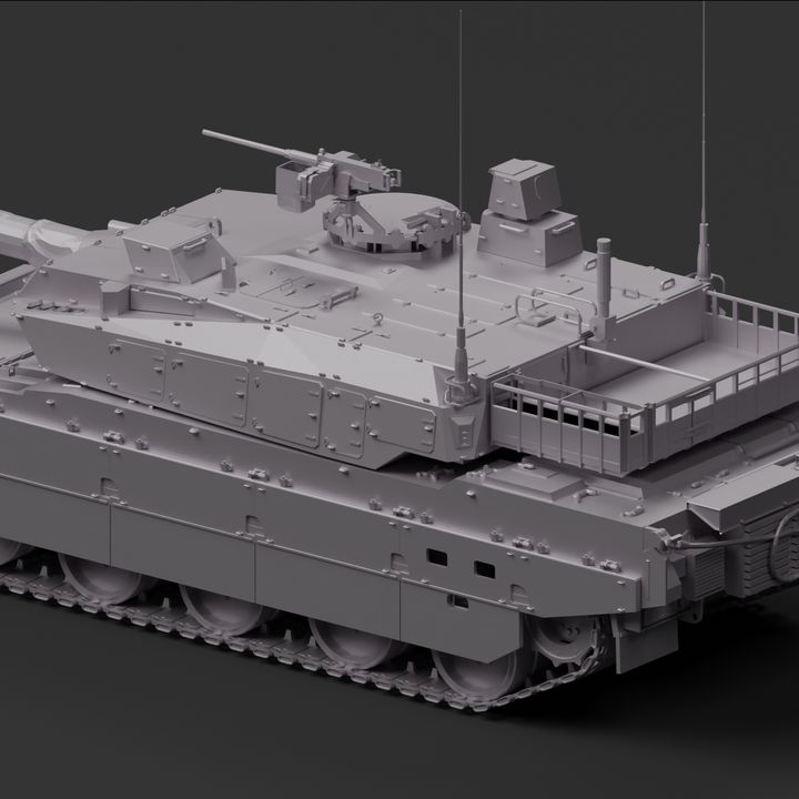 3D Printable Japanese JGSDF Type 10 MBT by The Military Industrial Complex